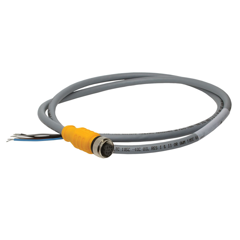5-Conductor M12 Cordset with 1 m Cable - encoderoutlet.com by Encoder ...